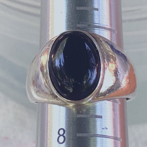 Taxco | Jewelry | Vintage Taxco Cii Onyx And Sterling Silver Ring ...